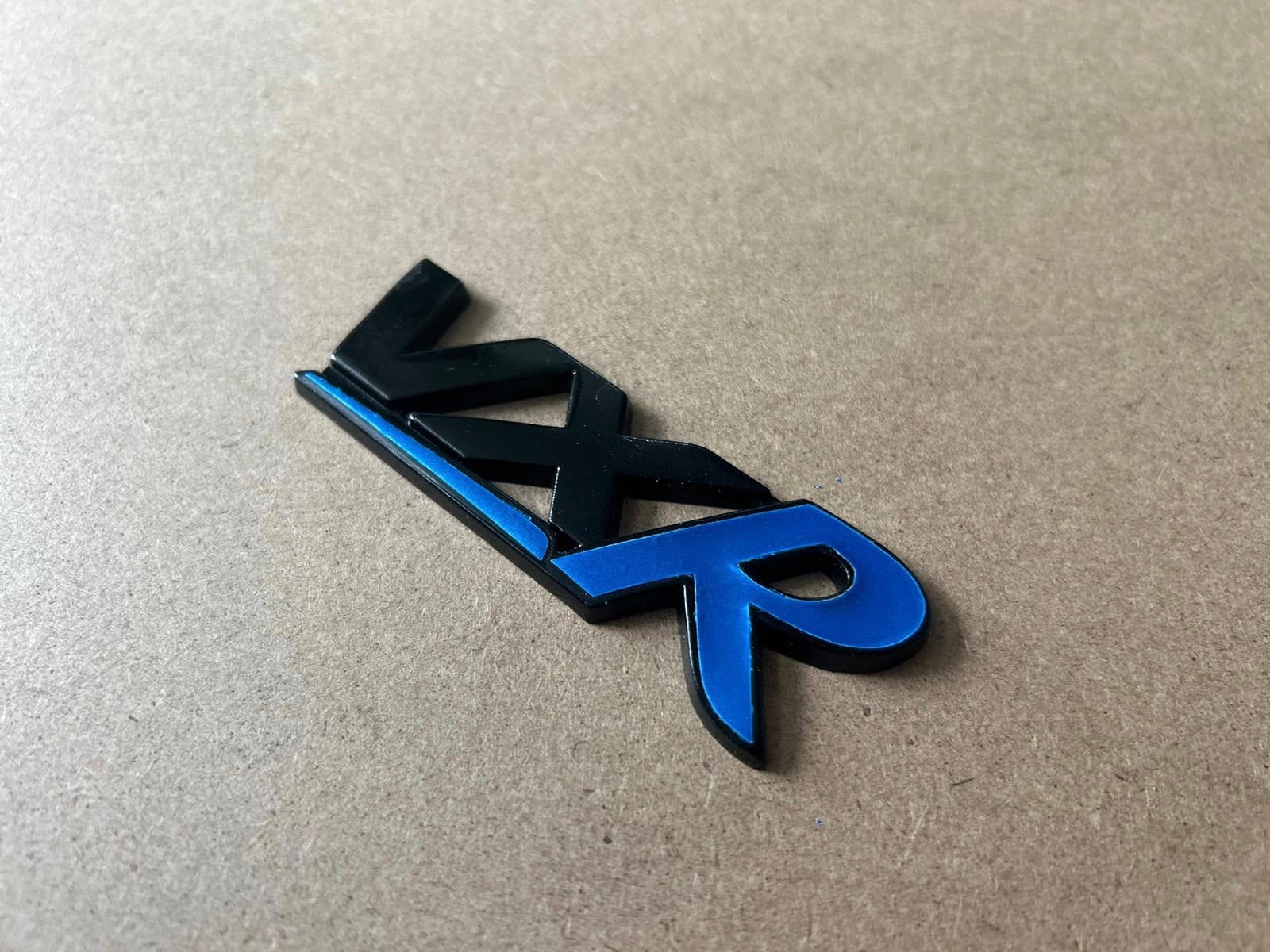 VXR BADGE WITH ARDEN BLUE VINYL INLAYS | UnityStickers