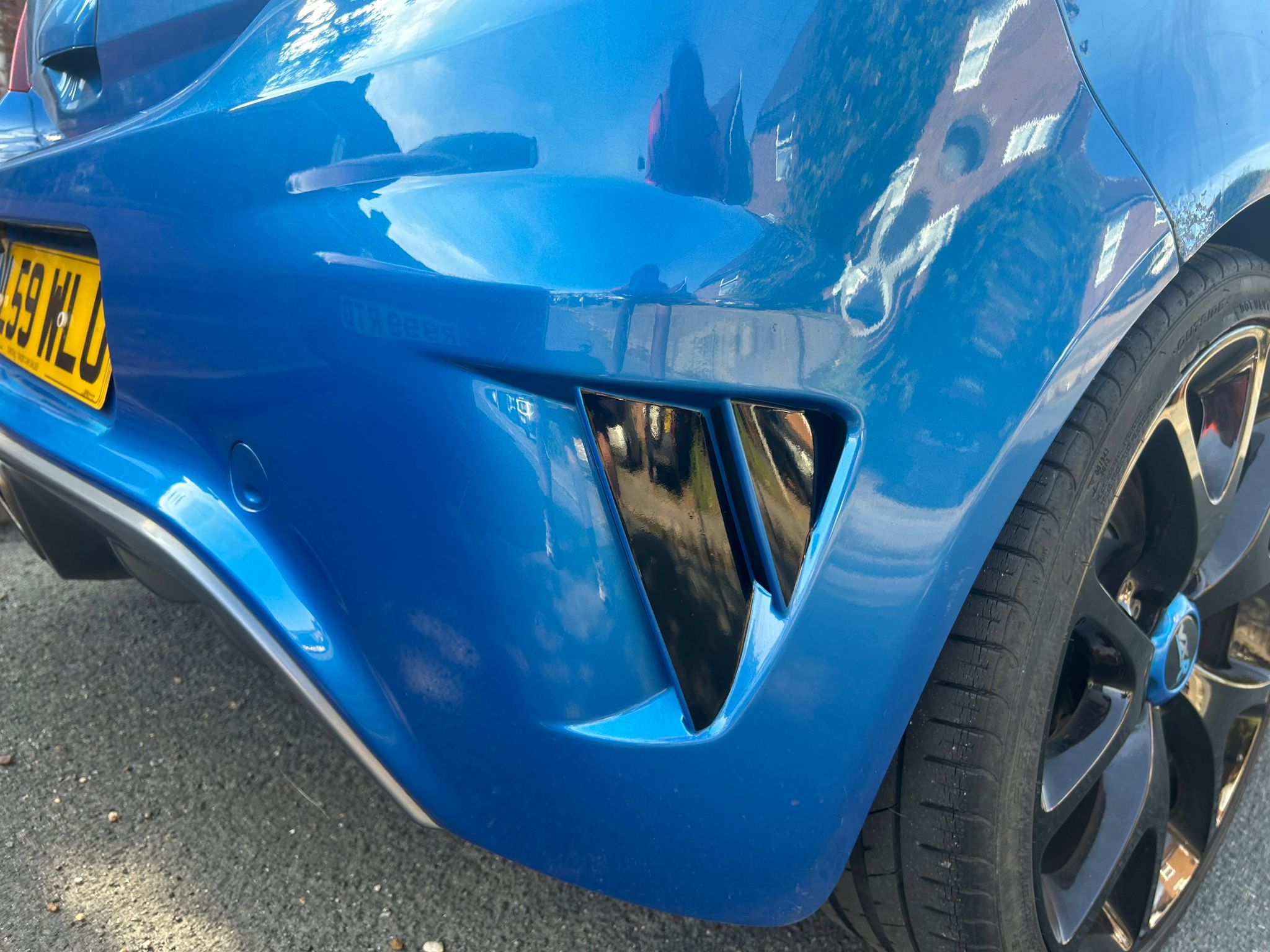 VAUXHALL CORSA D VXR REAR BUMPER VENT DECALS | UnityStickers